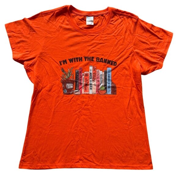 Port and Company | Tops | Im With The Banned Orange Graphic Tshirt Xl ...